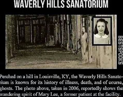 HILLS SANATORIUM Perched on a hill in Louisville, KY, the Waverly Hills ...