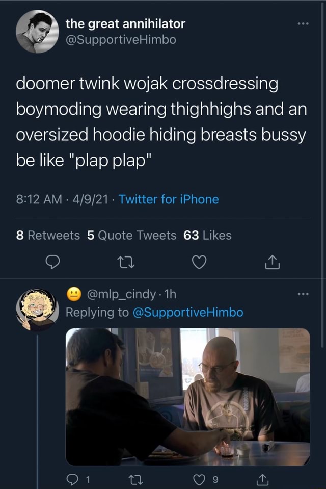 The great annihilator coomer twink wojak crossdressing boymoding ...