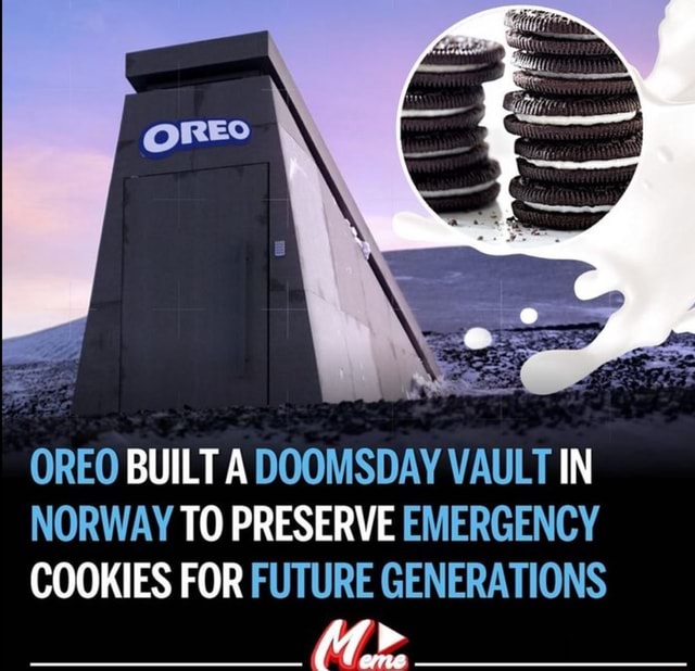 OREO BUILT A DOOMSDAY VAULT IN NORWAY TO PRESERVE EMERGENCY COOKIES FOR ...