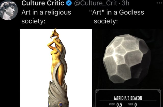 Culture Critic @Culture_Crit: Art in a religious Culture Critic @Culture_Crit: Art in a religious
