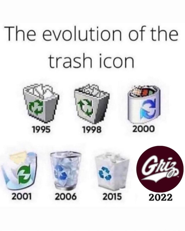 The evolution of the trash icon ep sf [a 1995 1998 2000 al 2001 2006 ...