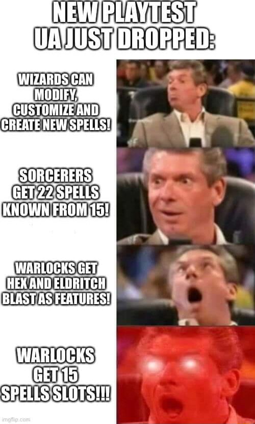 WIZARDS CAN CUSTOMIZE AND CREATE NEW SPELLS! SORCERERS GET-22 SPELLS ...