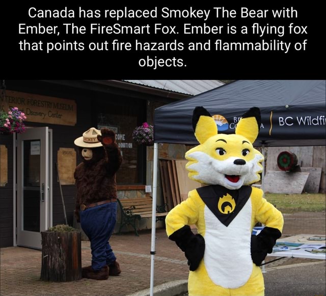 Canada has replaced Smokey The Bear with Ember, The FireSmart Fox ...