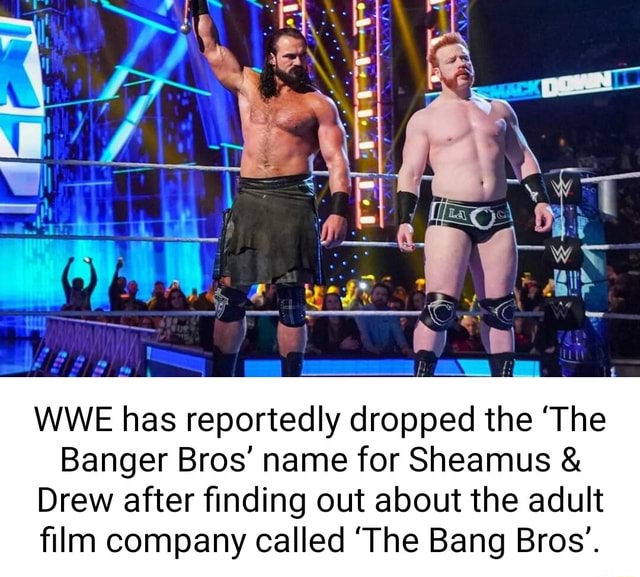 WWE has reportedly dropped the 'The Banger Bros' name for Sheamus Drew ...