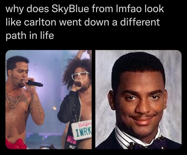 Why does SkyBlue from Imfao look like carlton went down a different ...