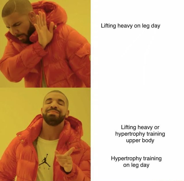 Lifting heavy on leg day Lifting heavy or hypertrophy training upper ...