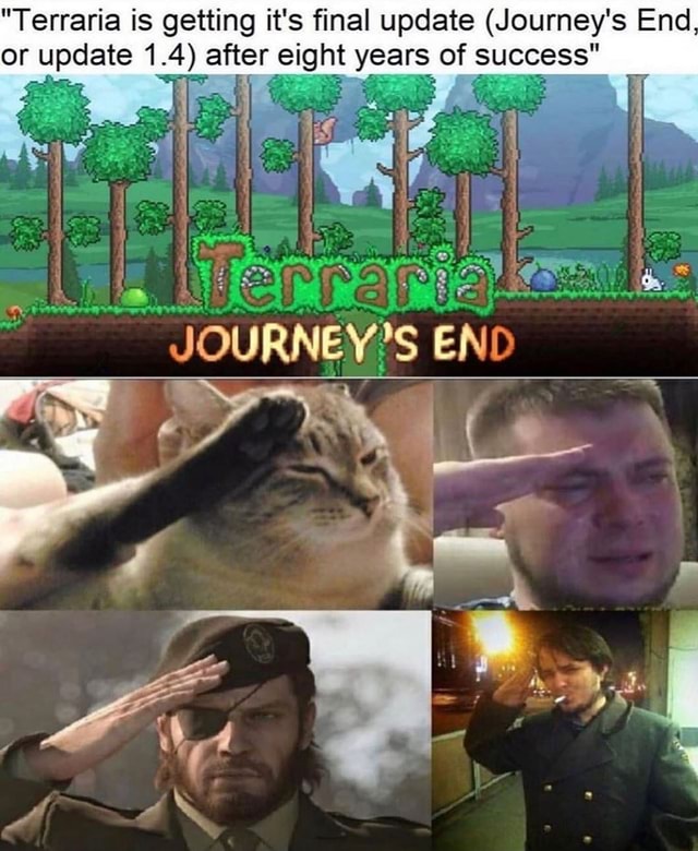 "Terraria is getting it's final update (Journey's End or update 1 ...