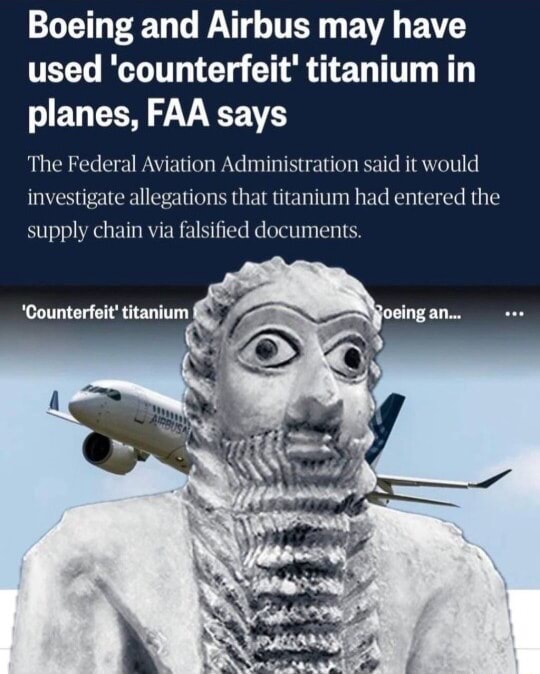 Boeing and Airbus may have used 'counterfeit' titanium in planes, FAA ...
