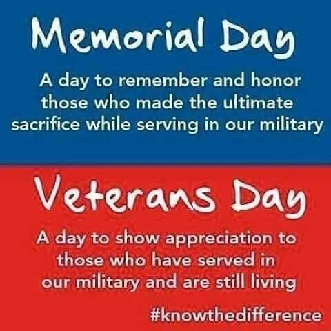 Memorial Day A day to remember and honor those who made the ultimate ...