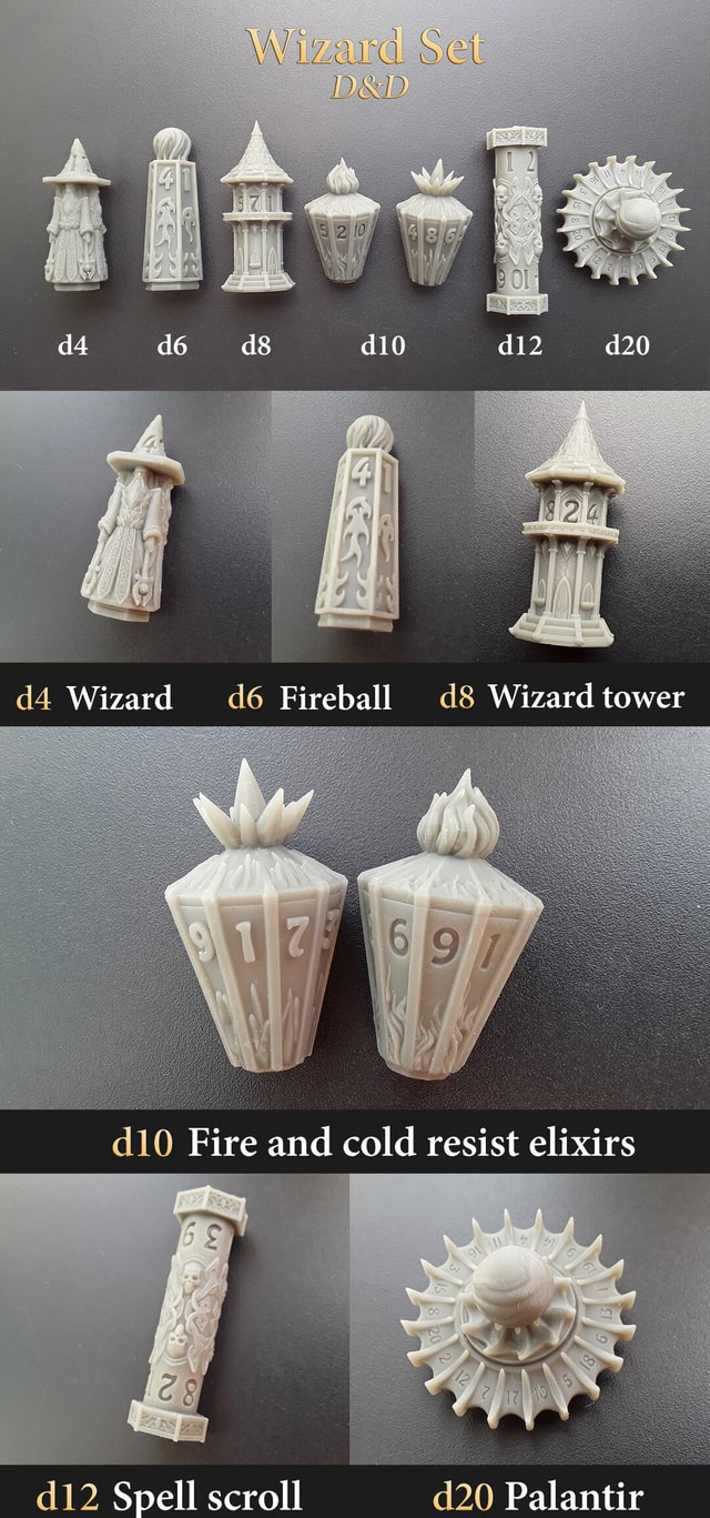 Wizard dnd set - Set Wizard Fireball Wizard tower Fire and cold resist ...