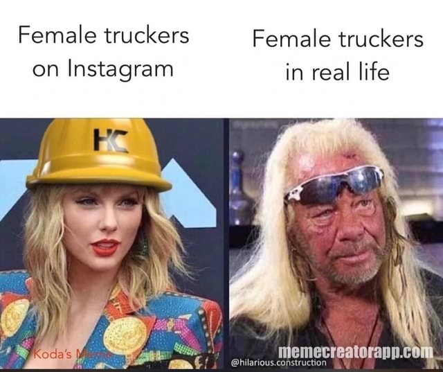Female truckers Female truckers on Instagram in real life @hilarious ...