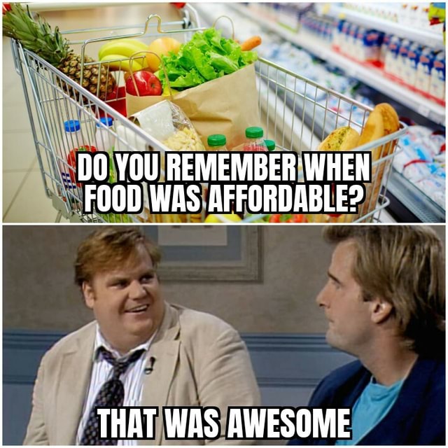 DO you REMEMBER WHEN FOOD WAS AFFORDABLEP THAT WAS AWESOME - iFunny