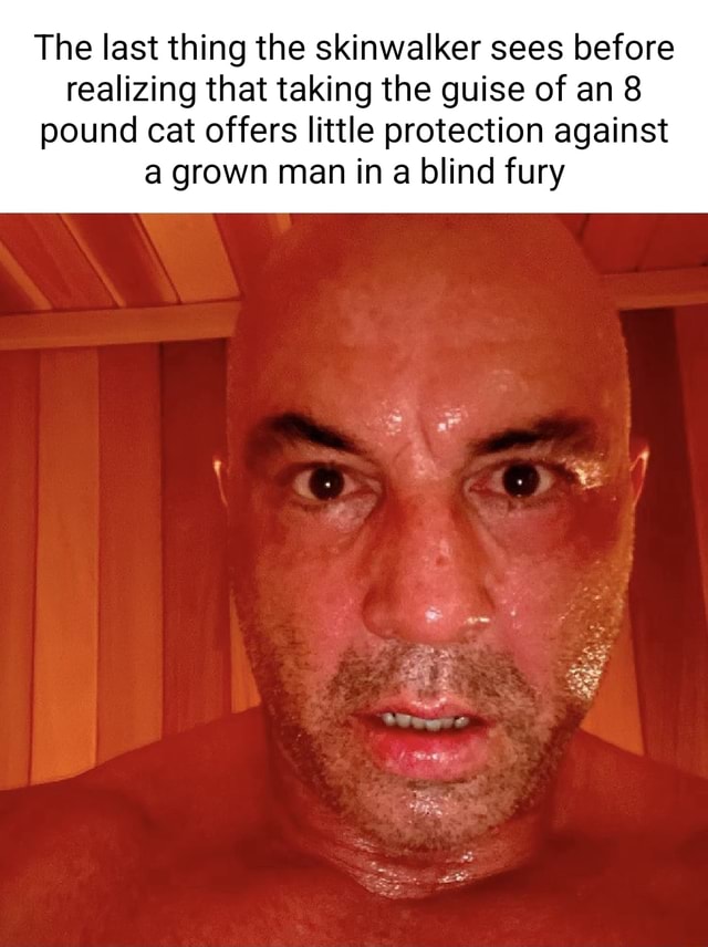 The last thing the skinwalker sees before realizing that taking the ...