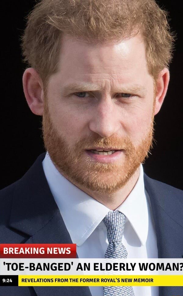 BREAKING NEWS 'TOE-BANGED' AN ELDERLY WOMAN? I REVELATIONS FROM THE FORMER ROYAL'S NEW MEMOIR ...