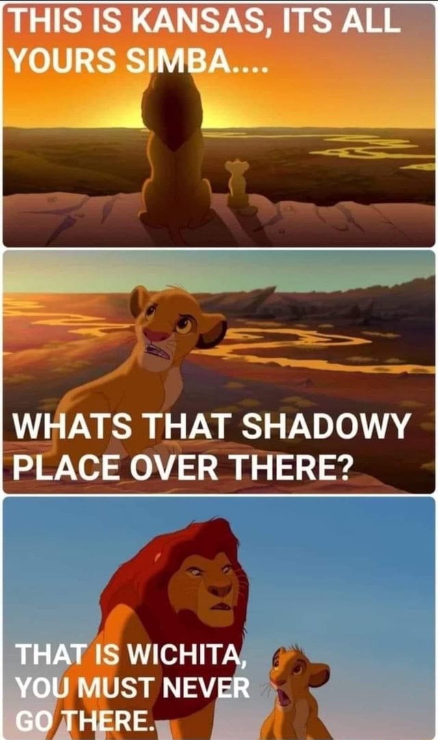 THIS IS KANSAS ITS ALL YOURS SIMBA. WHATS THAT SHADOWY /PLACE OVER ...
