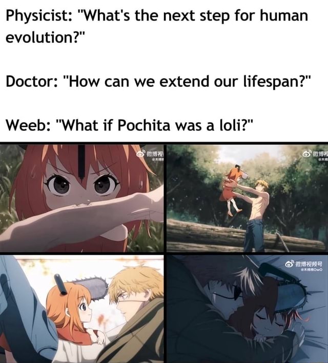 Physicist: "What's the next step for human evolution?" Doctor: "How can ...