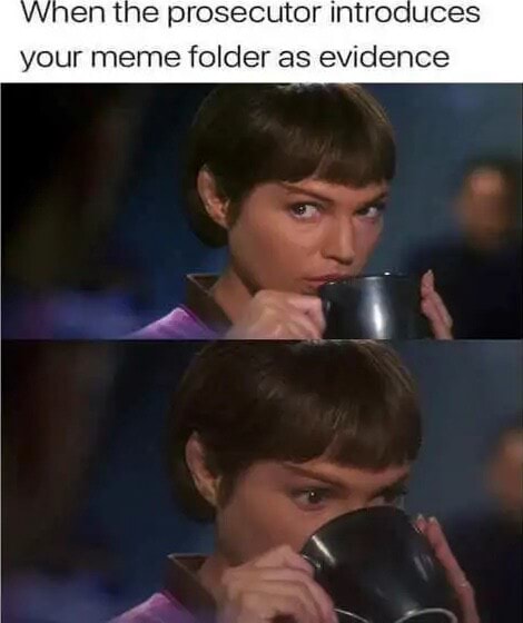 When the prosecutor introduce: your meme folder as evidence - iFunny