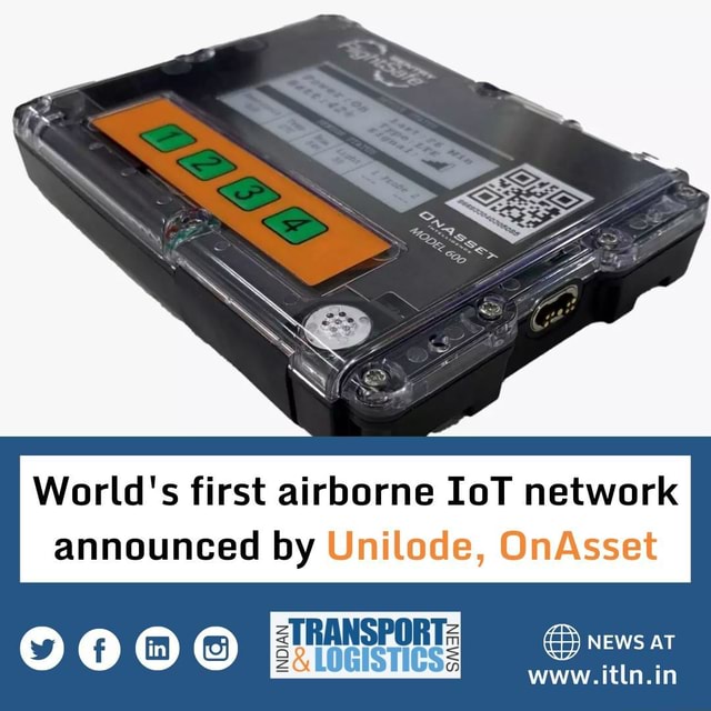 World's first airborne IoT network announced by Unilode, OnAsset NEWS ...