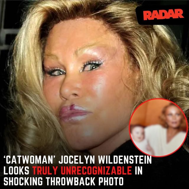 Jocelyn Wildenstien, known as 'Catwoman' to her fans, looks like a blonde bombshell in a ...