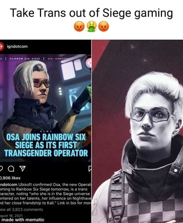 Trans operator is op. So they’re trying to force us to play as him ...