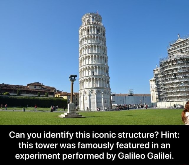 Can you identify this iconic structure? Hint: this tower was famously ...