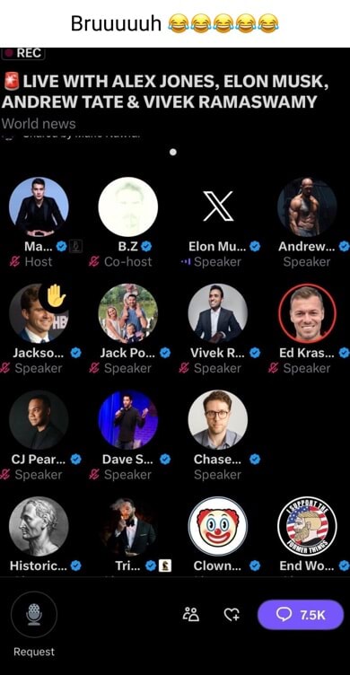 RE LIVE WITH ALEX JONES, ELON MUSK, ANDREW TATE & VIVEK RAMASWAMY xX Ma ...