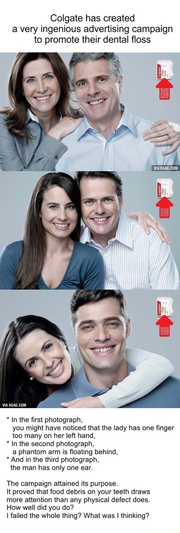 Colgate has created a very ingenious advertising campaign to promote ...