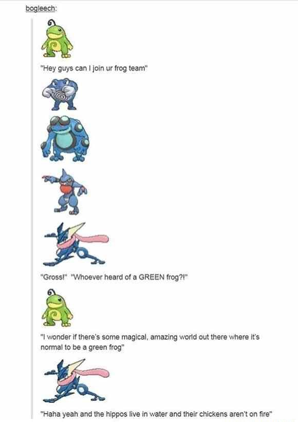 "Hey guys can I join ur frog team' og BS "Grosst" "Whoever heard of a ...