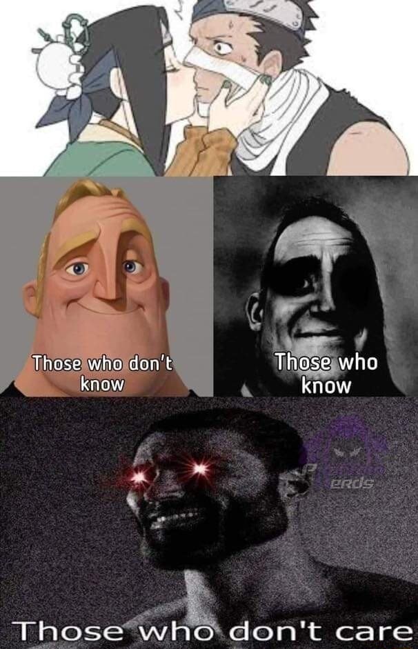 Those who don't Those who know know Thos who don't care - iFunny