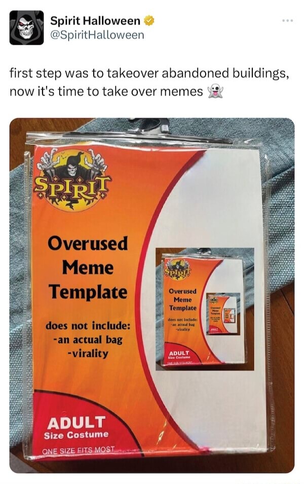 Spirit Halloween @SpiritHalloween first step was to takeover abandoned buildings, now it's time ...