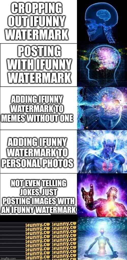 CROPPING OUT; WATERMARK POSTING WITHIIFUNNY, WATERMARK ADDING MEMES ...