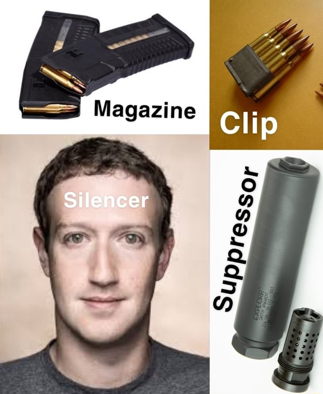Magazine Cli p Silencer - iFunny