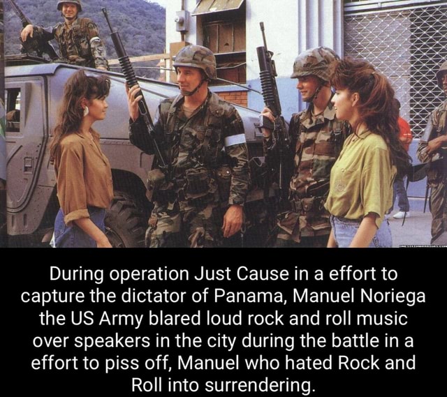 During operation Just Cause in a effort to capture the dictator of ...