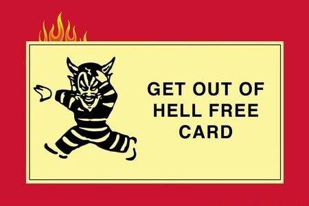 GET OUT OF HELL FREE CARD - iFunny