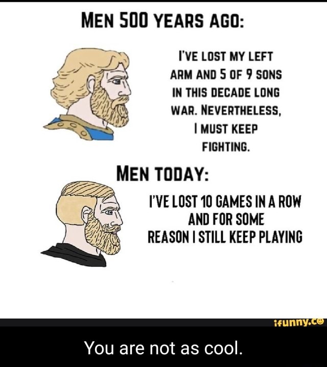 MEN YEARS AGO: I'VE LOST MY LEFT ARM AND OF 9 SONS IN THIS DECADE LONG ...
