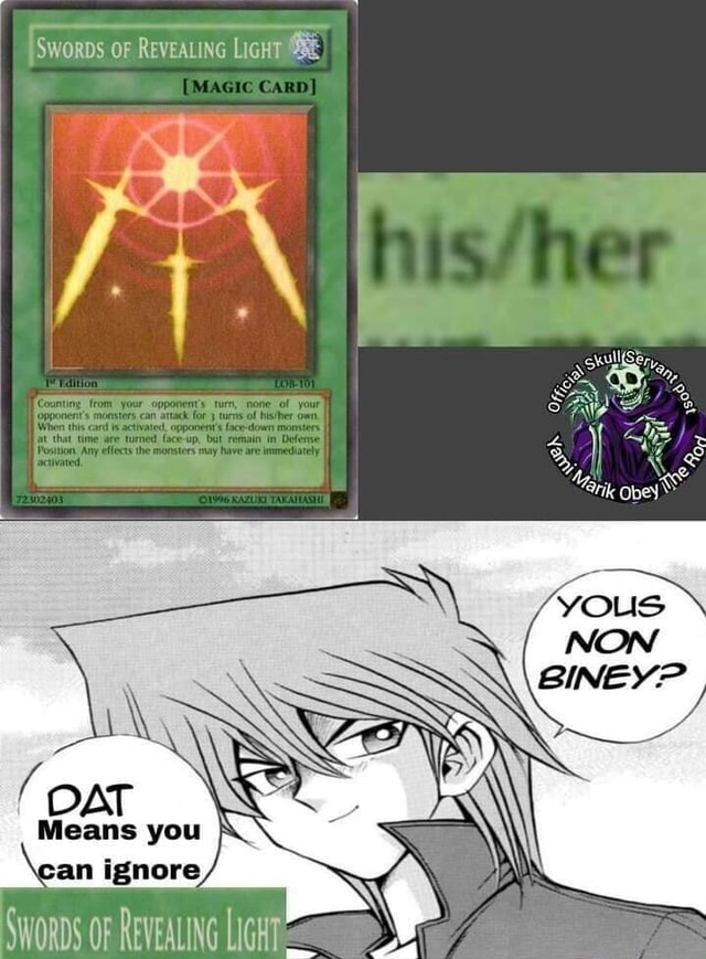 SWORDS OF REVEALING LiGHT Means you SWORDS OF REVEALING LIGHT - iFunny