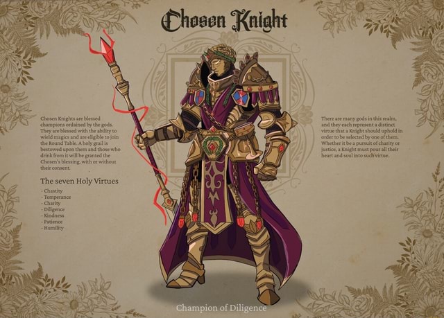 Chosen Knights are blessed champions ordained by the gods. They are ...