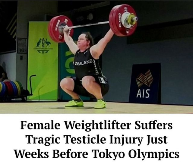 Mes AIS Female Weightlifter Suffers Tragic Testicle Injury Just Weeks ...