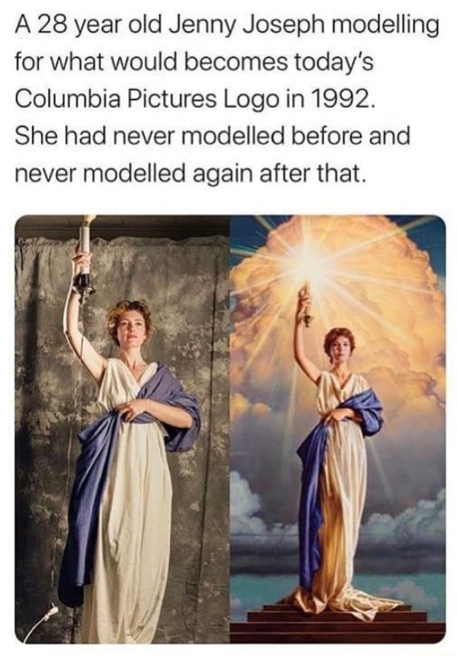 A 28 year old Jenny Joseph modelling for what would becomes today's ...