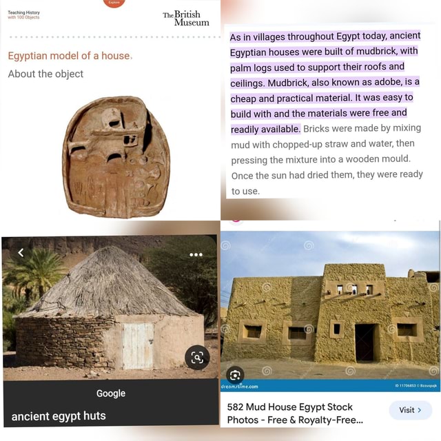 British Museum As in villages throughout Egypt today, ancient Egyptian ...