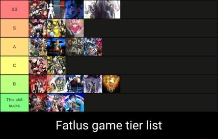 Fatlus game tier list - iFunny