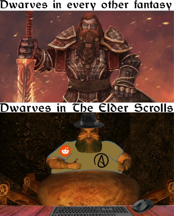 Dwarves in every other fantasy - iFunny
