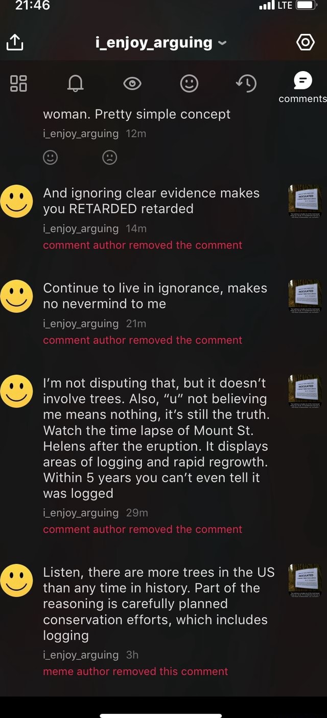 LTE i_enjoy_arguing ~ comments woman. Pretty simple concept i_enjoy ...