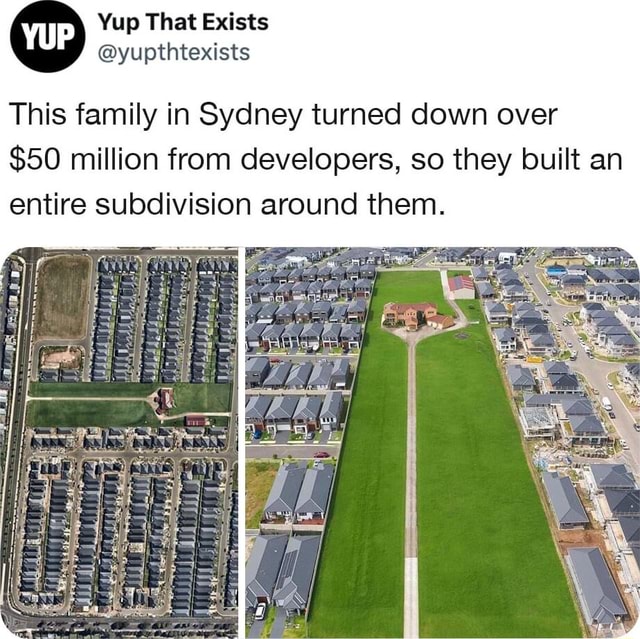 Yup That Exists @yupthtexists This family in Sydney turned down over ...