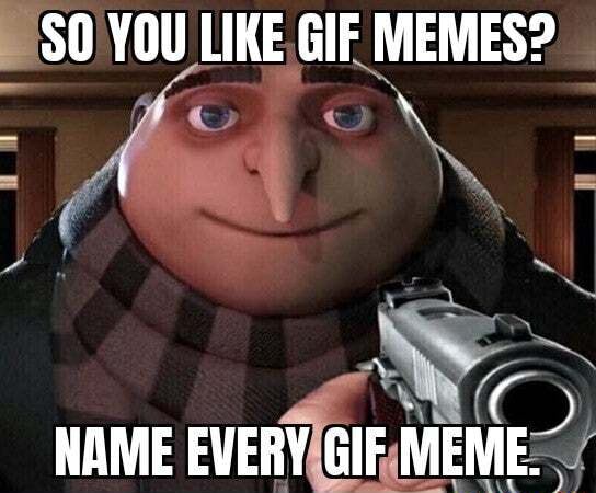 E SO'YOU LIKE GIF MEMES? - iFunny