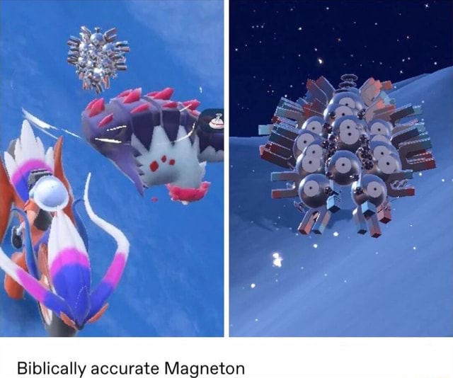 Biblically accurate Magneton - iFunny