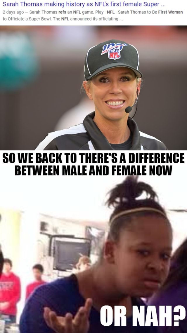 Sarah Thomas making history as NFL's first female Super rah refs an NFL ...