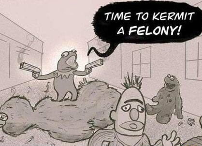TIME TO KERMIT A FELONY! - iFunny