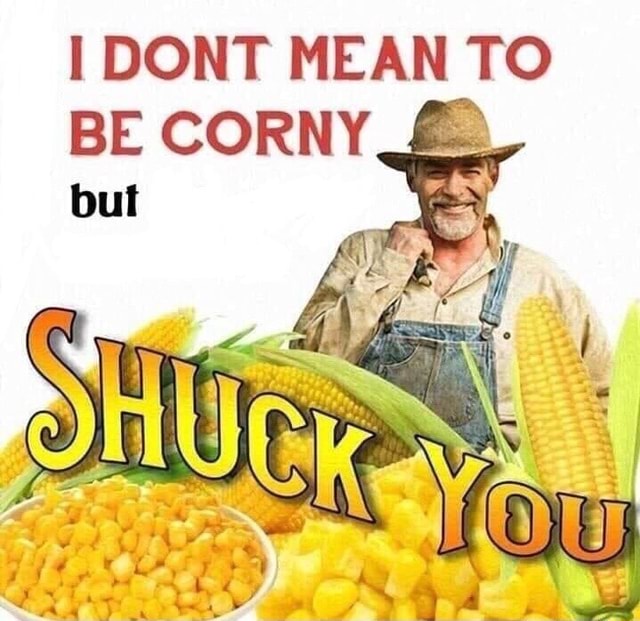 I DONT MEAN TO BE CORNY - iFunny