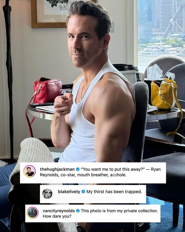 Blake Lively is thirsting over hubby Ryan Reynolds flexing his muscles ...
